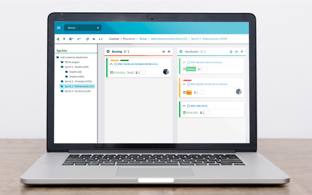 Los principales componentes de la metodología Scrum